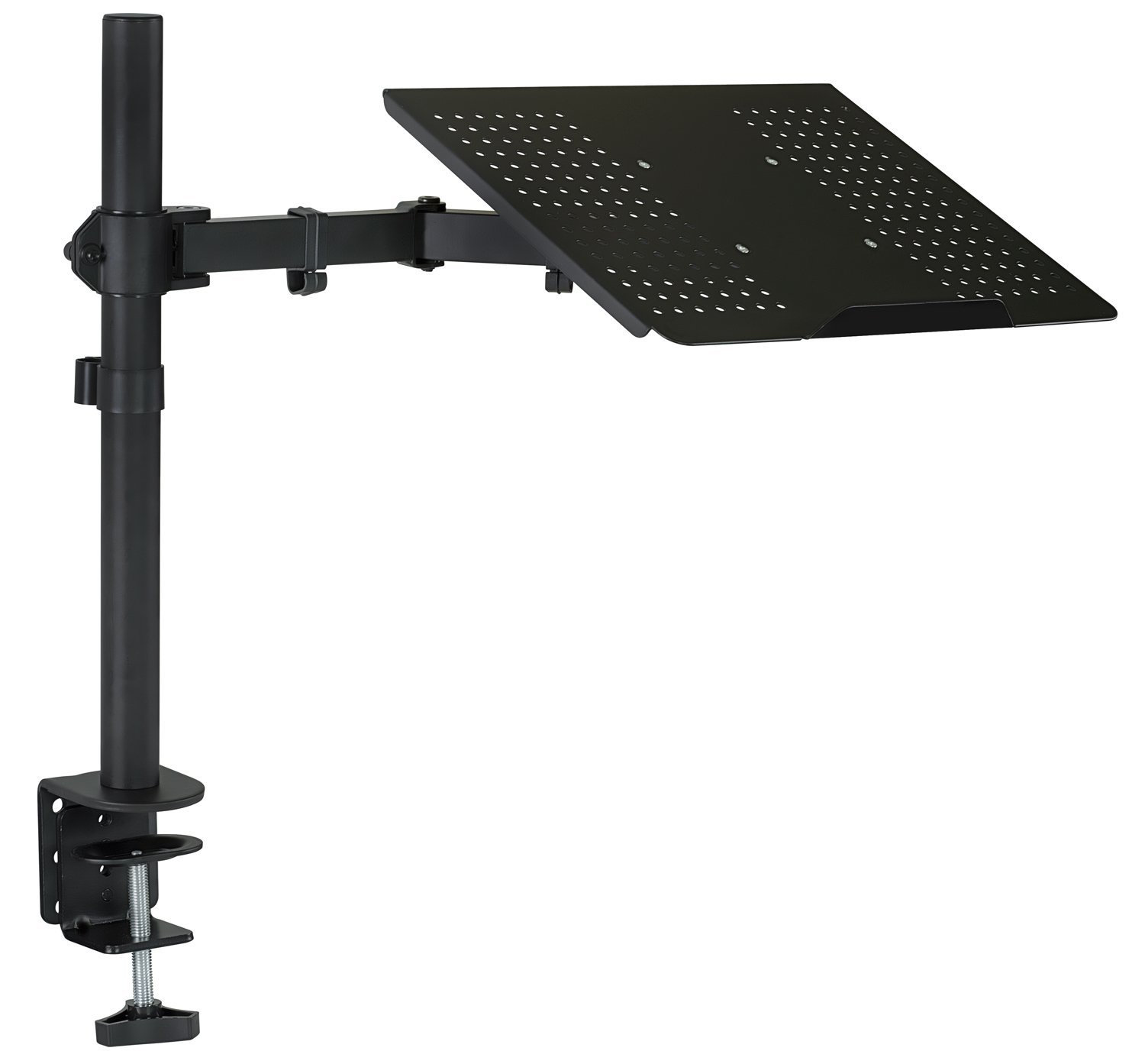 Mount-It Height Adjustable Laptop Desk Stand with Articulating Vented ...