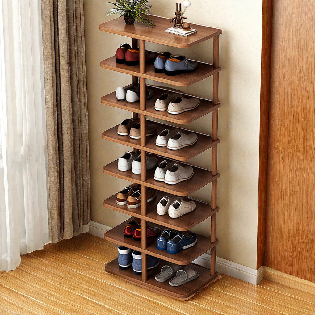 Rosem May 8 Tier 16 Double Corner Shoe Rack | Wayfair