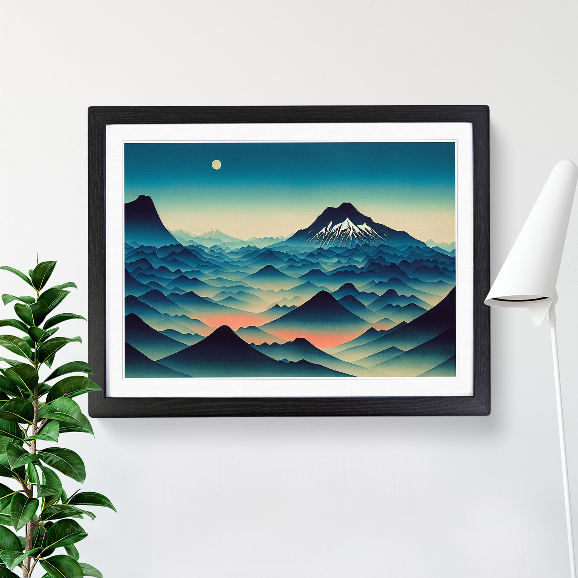 Alpen Home Grand Japanese Mountains - Picture Frame Painting | Wayfair.ie