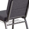 Flash Furniture Lionel 18.5"W Stacking Church Chair in Fabric - Copper ...