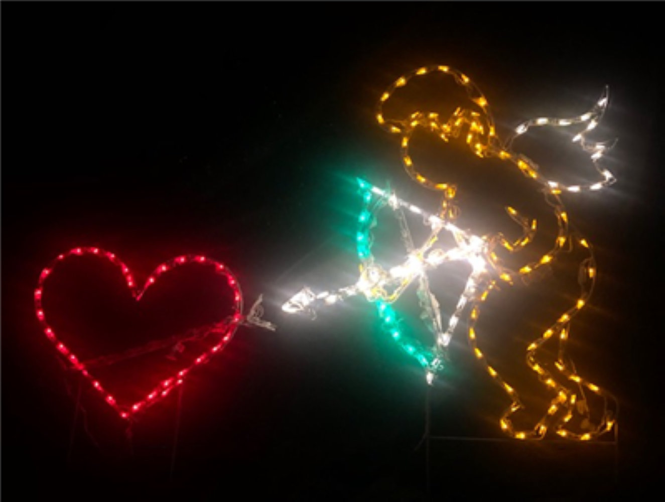 Lori's Lighted D'Lites Animated Valentine's Day Cupid Shooting Arrow ...