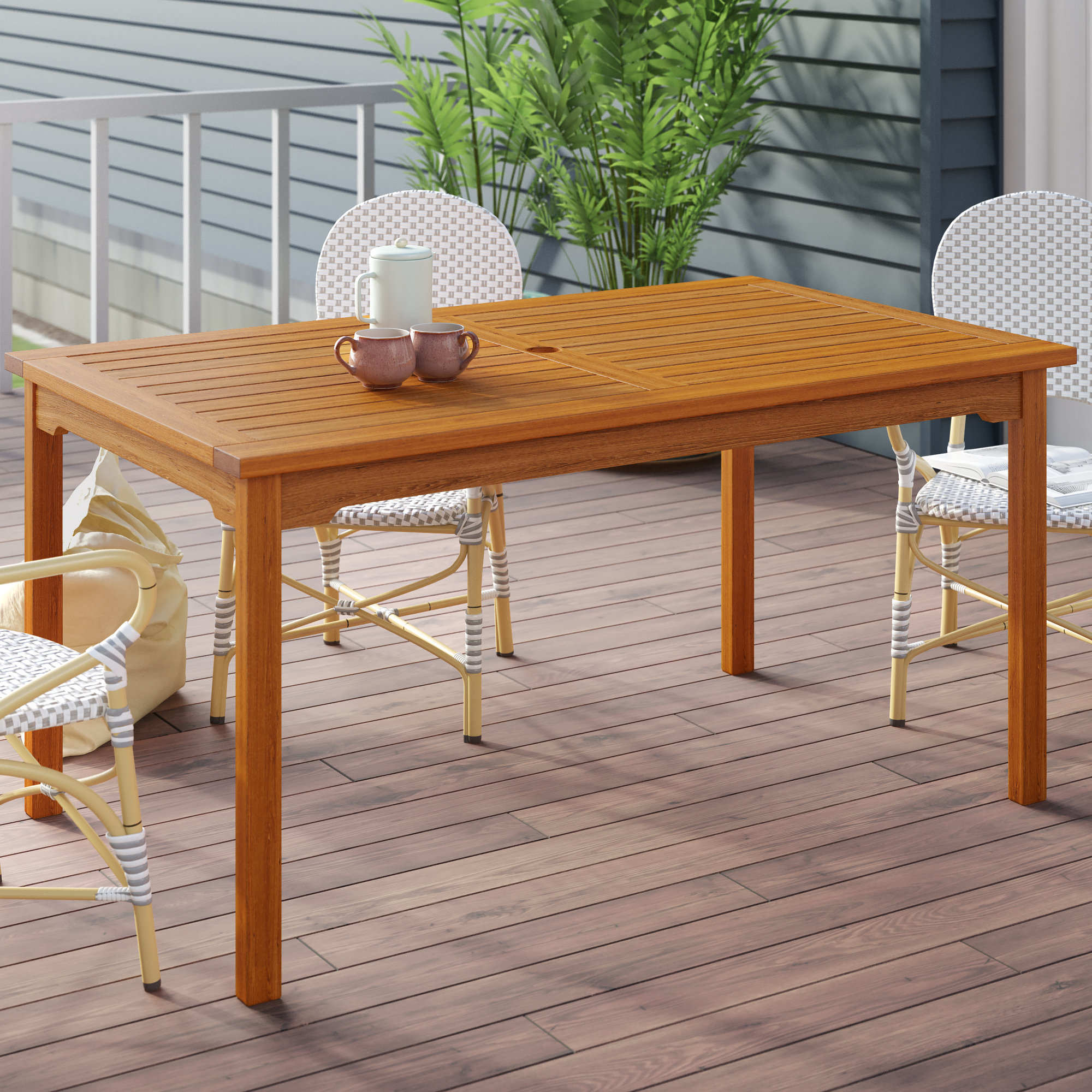 Lark Manor™ Beckton Solid Wood Dining Table | Wayfair