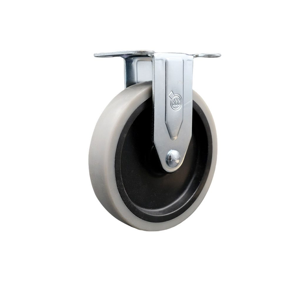 Service Caster Thermoplastic Rubber Top Plate Rigid Caster - Wayfair Canada
