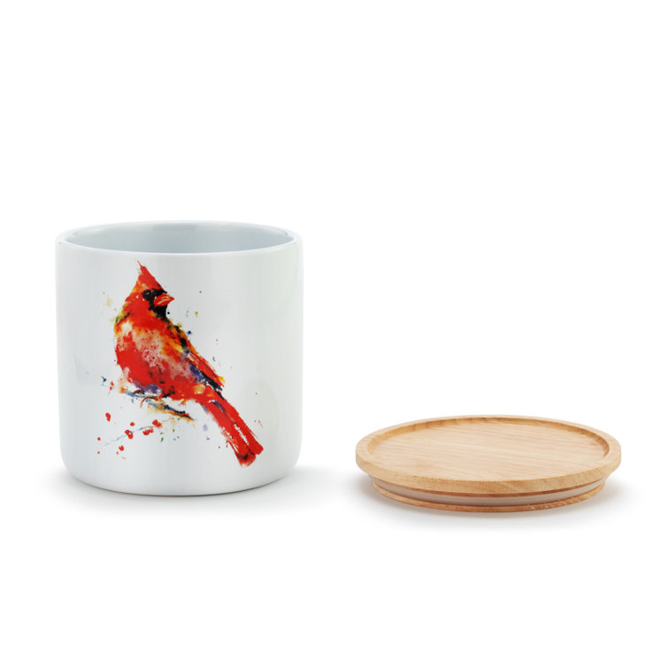 Red Barrel Studio® Redhead Cardinal Kitchen Canister | Wayfair