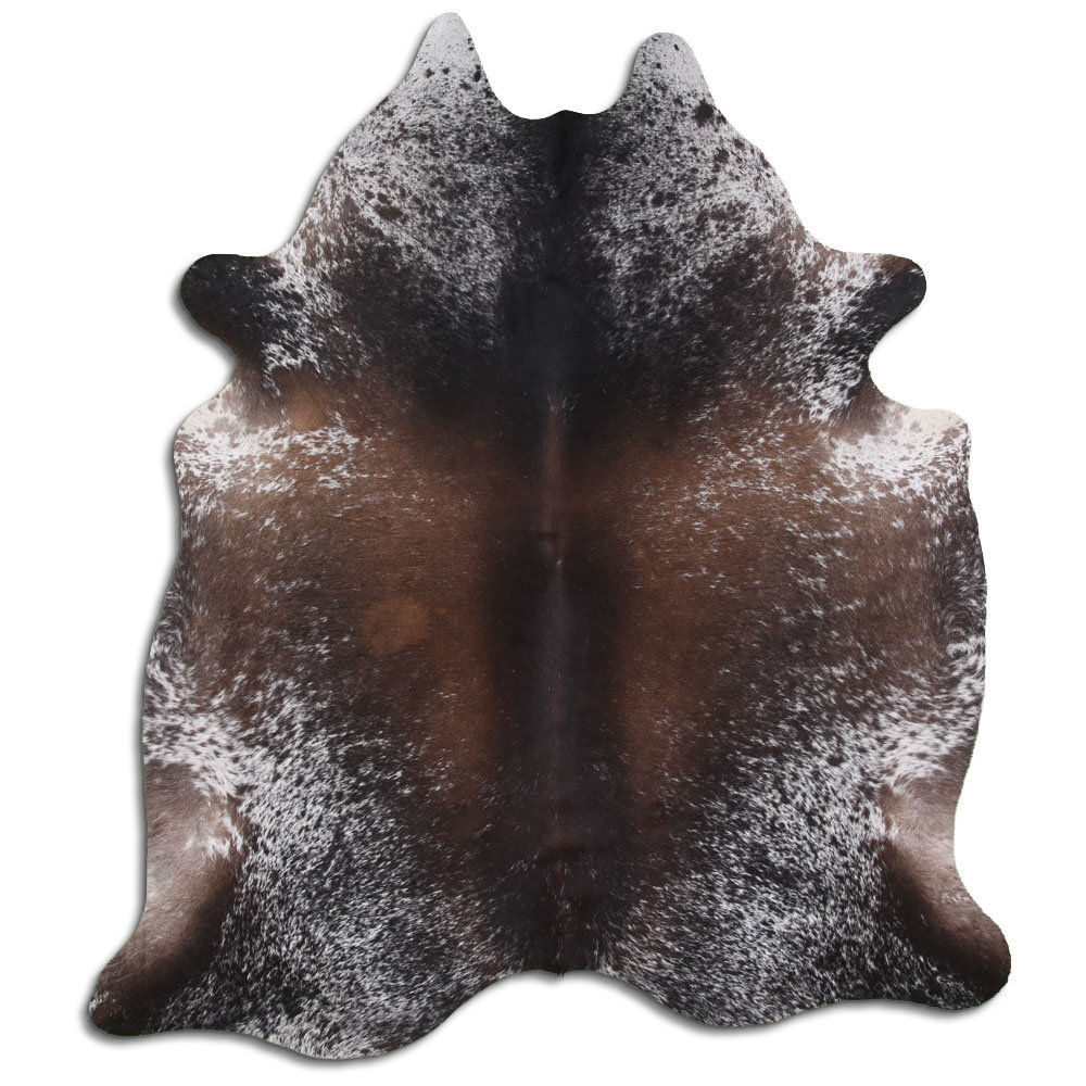 Foundry Select Tapis de zone brun foncé fait main vache Pascale ...