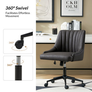 Hokku Designs Kater Modern Tilting Rock Office Chair with Swivel and ...