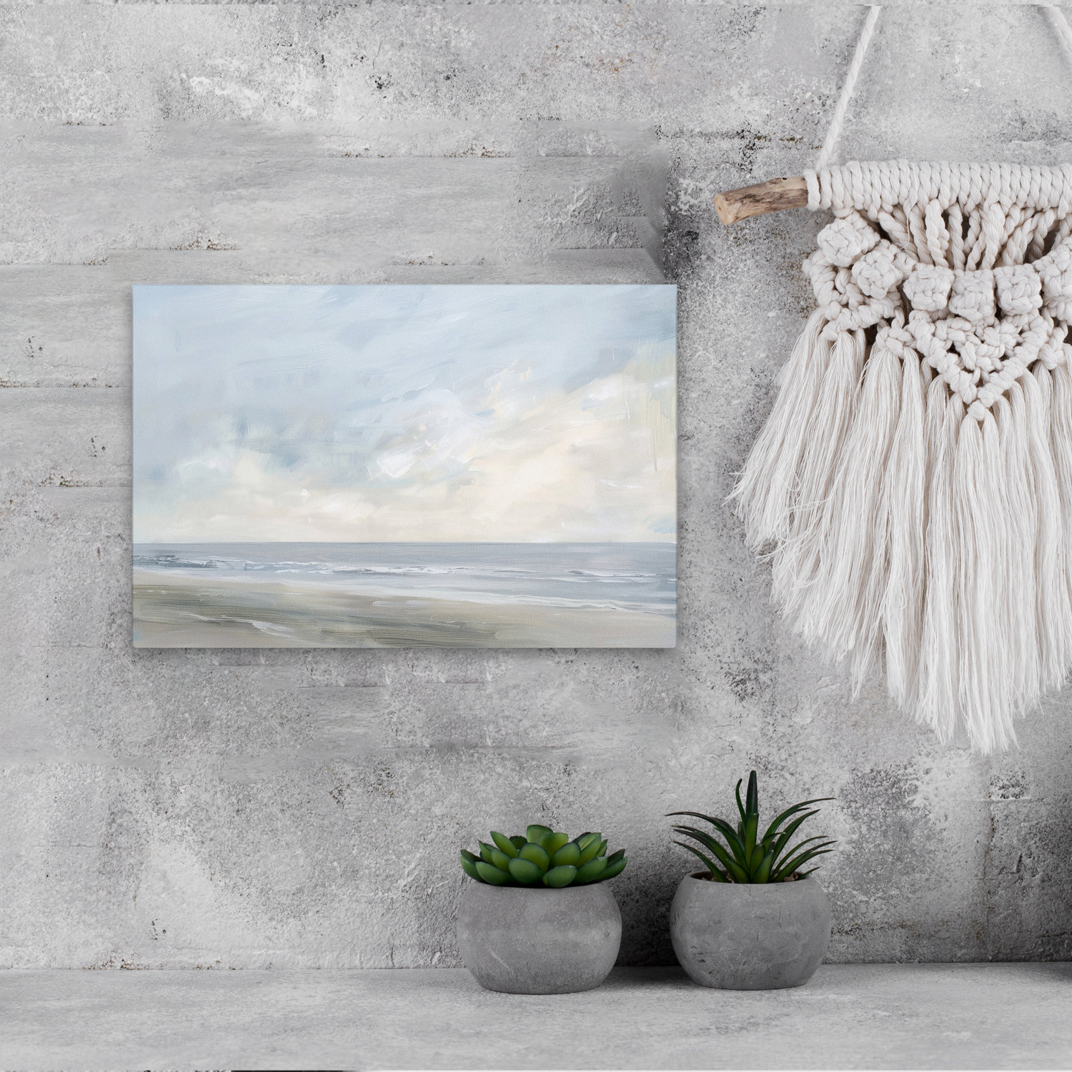 Highland Dunes Relaxing Beachscape II - Coastal Shells And Coral Oil ...