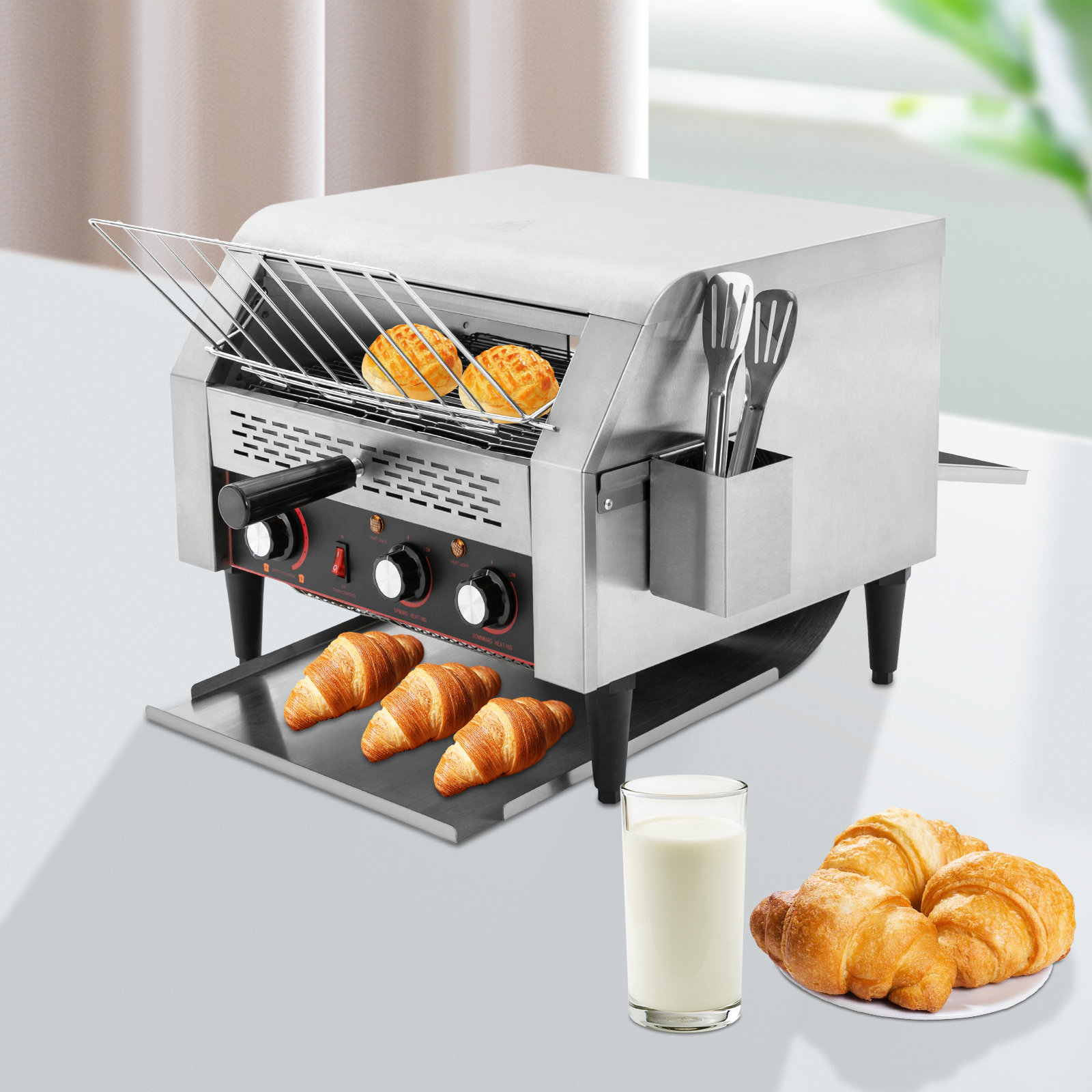 SUNYOU 450 Pieces Heavy Duty Industrial Conveyor Toaster - Wayfair Canada