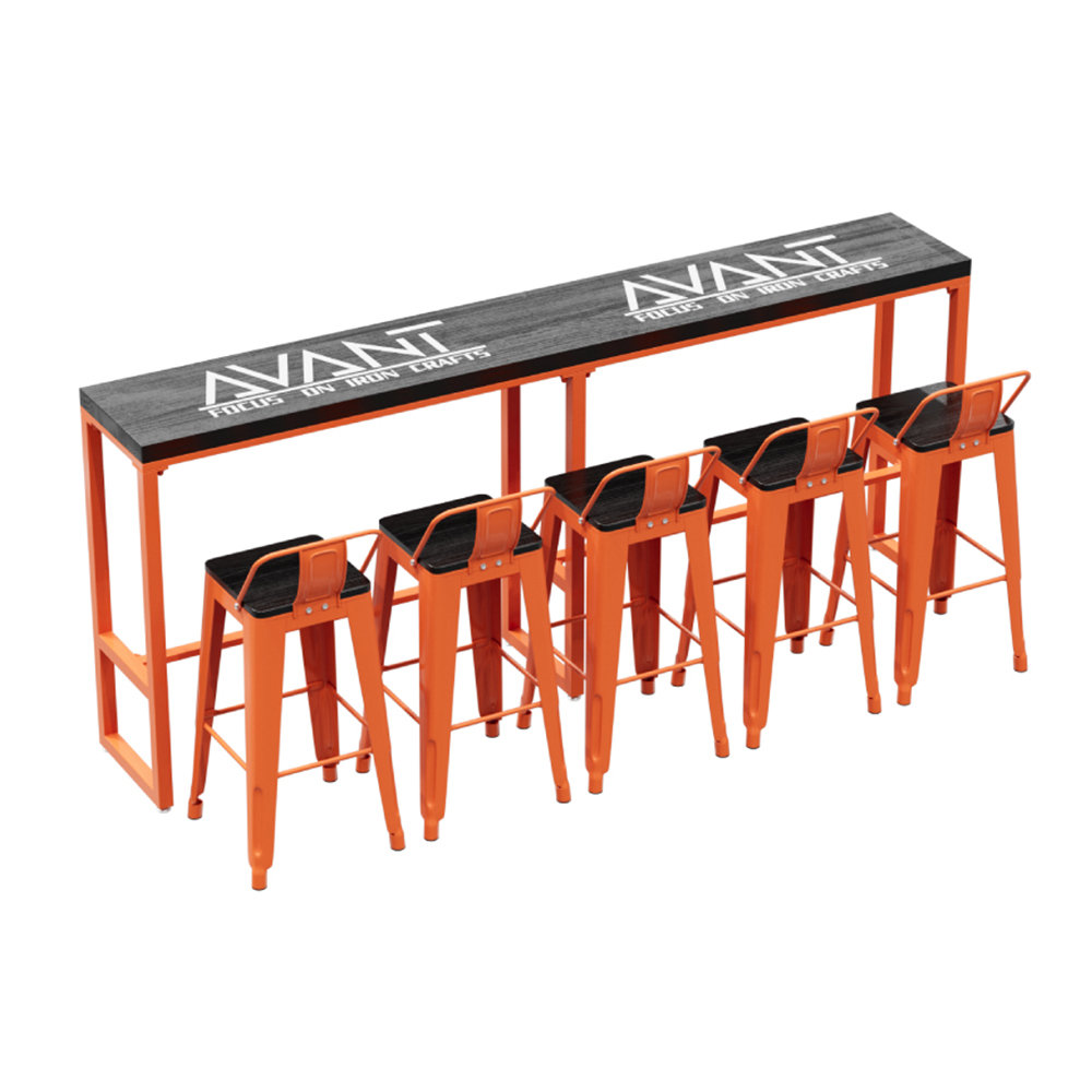 Industrial Style Sofa Industrial Style High Table And Chairs Set 6 ...