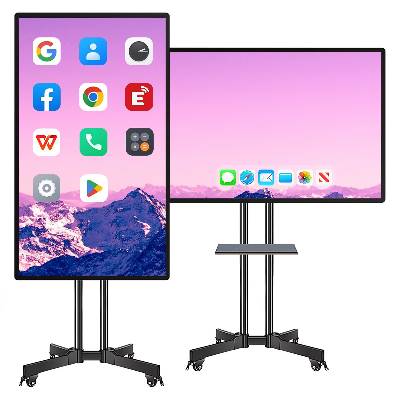 JYXCN 49" Touch Screen Smart Board, 1080p Interactive Whiteboard for ...