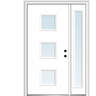 MMI DOOR Spotlight Primed Fiberglass Prehung Front Entry Doors | Wayfair
