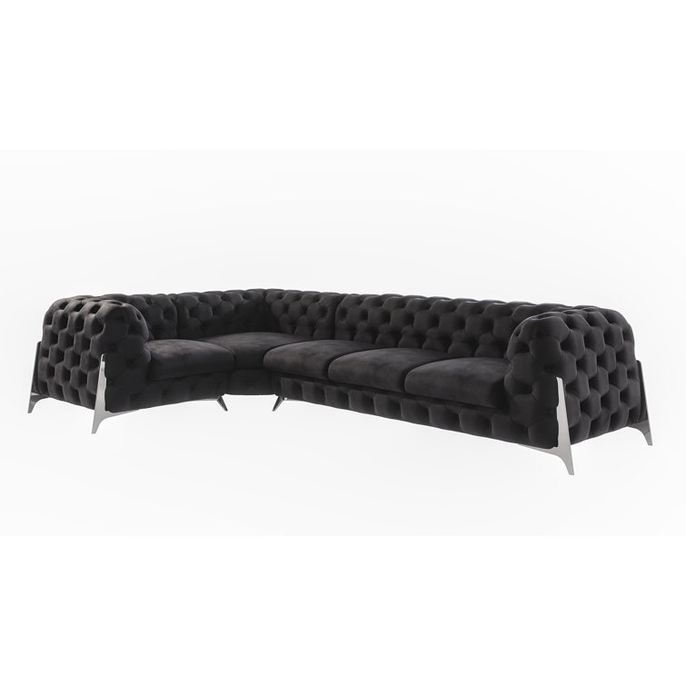 Fairmont Park Juneri Chesterfield Corner Sofa | Wayfair.co.uk