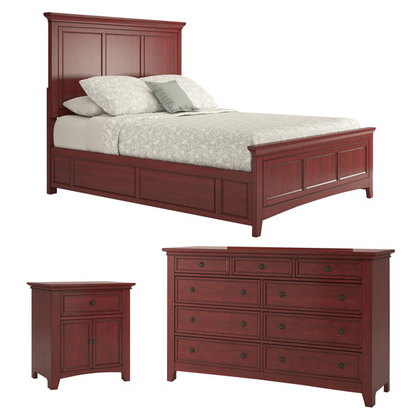 Three Posts™ Woodside 3 Piece Bedroom Set & Reviews | Wayfair