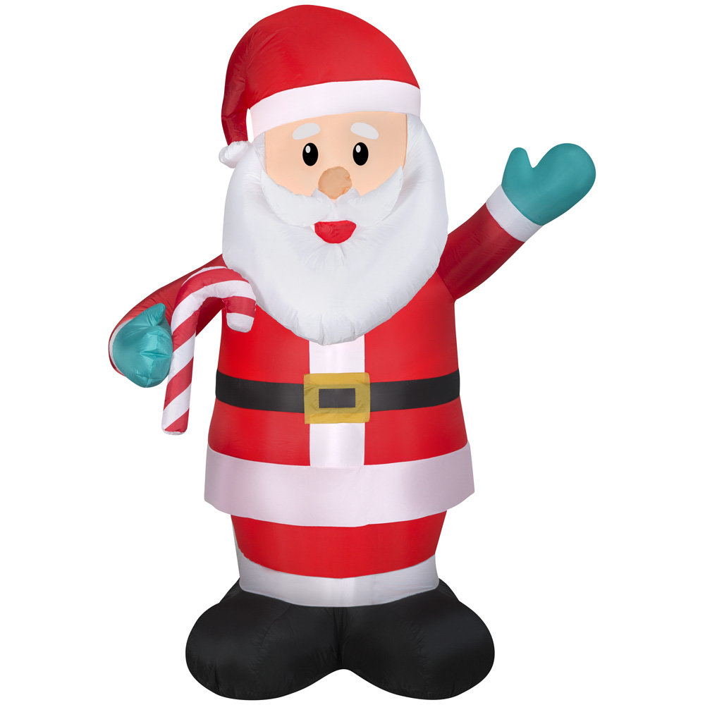 Gemmy Industries Santa Inflatable | Wayfair