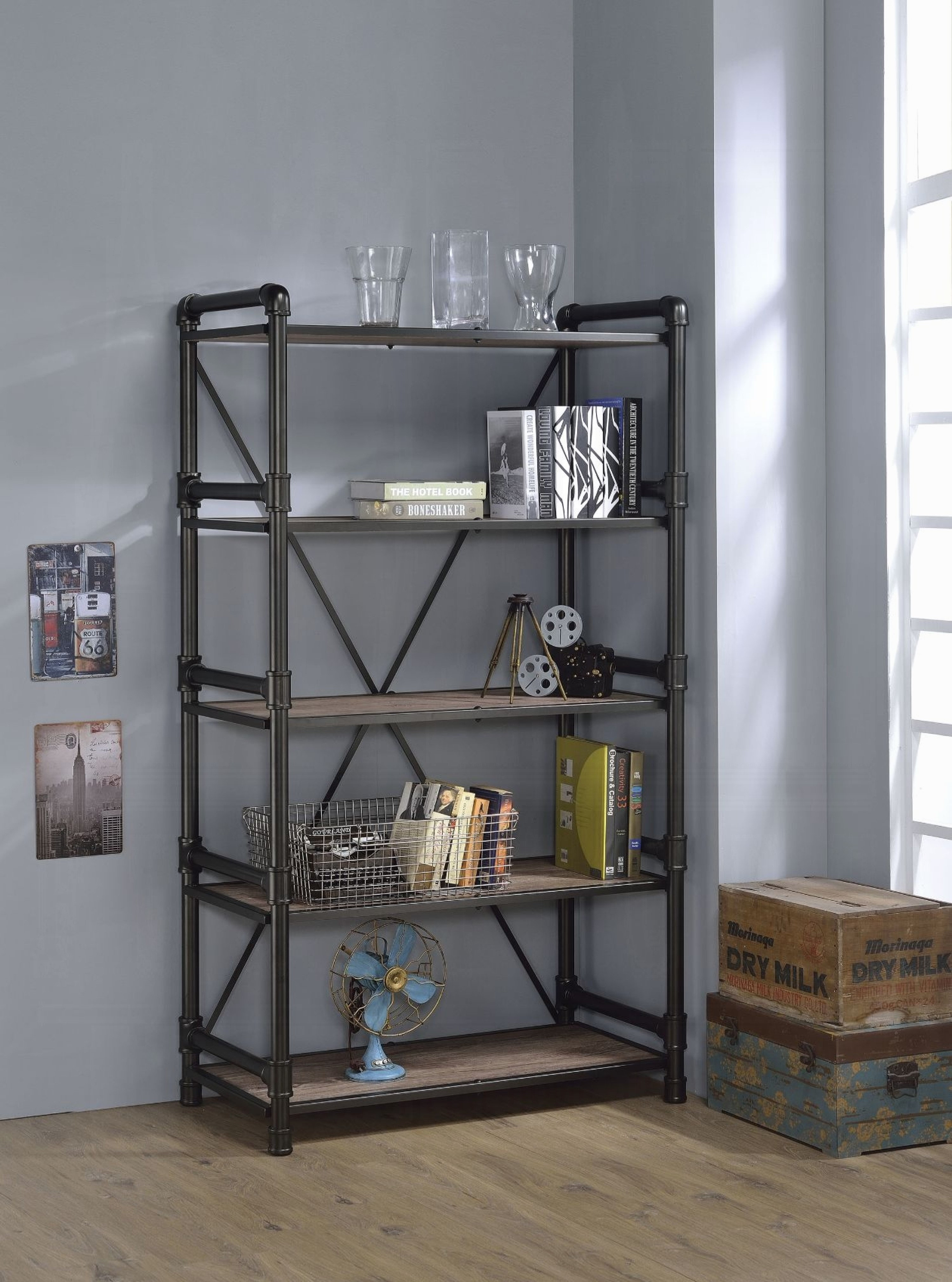 17 Stories Genine Etagere Bookcase | Wayfair