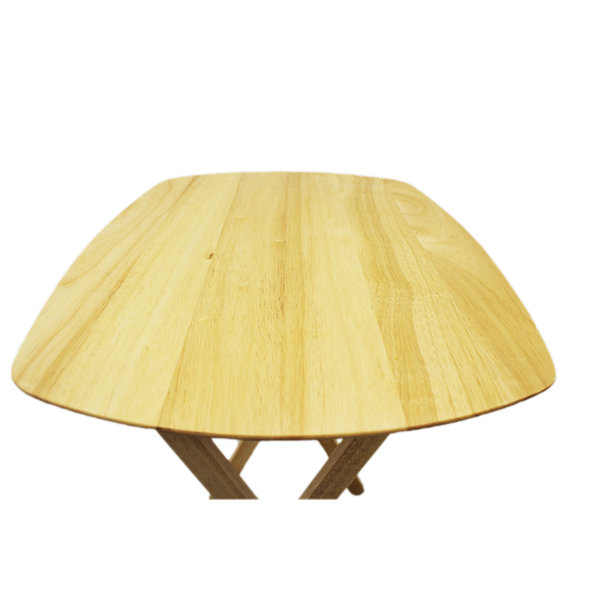 Symple Stuff Summerhill Oversized Solid Wood Folding TV Tray Table ...