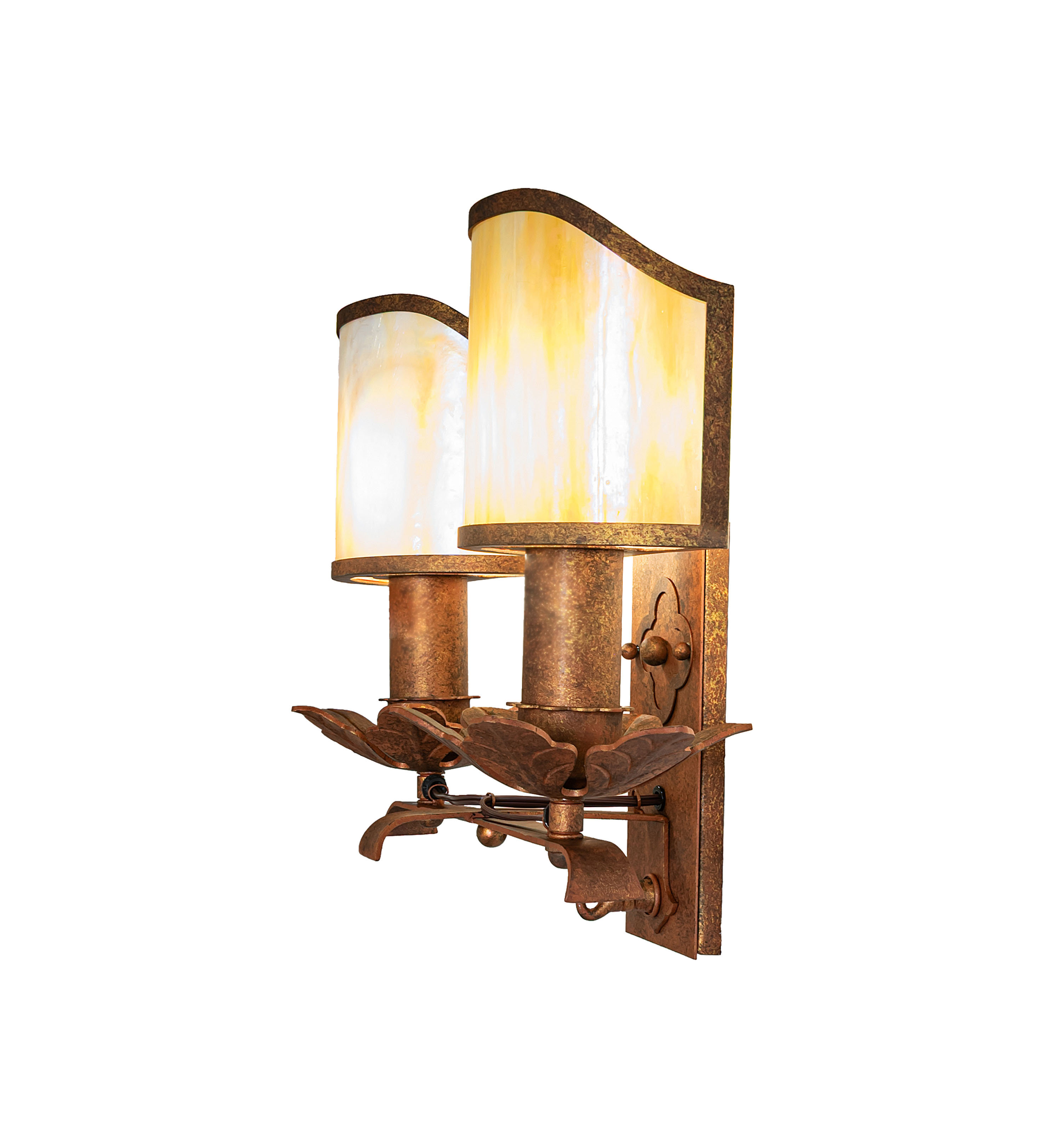 Red Barrel Studio® 14" Wide Church 2 Light Wall Sconce | Wayfair