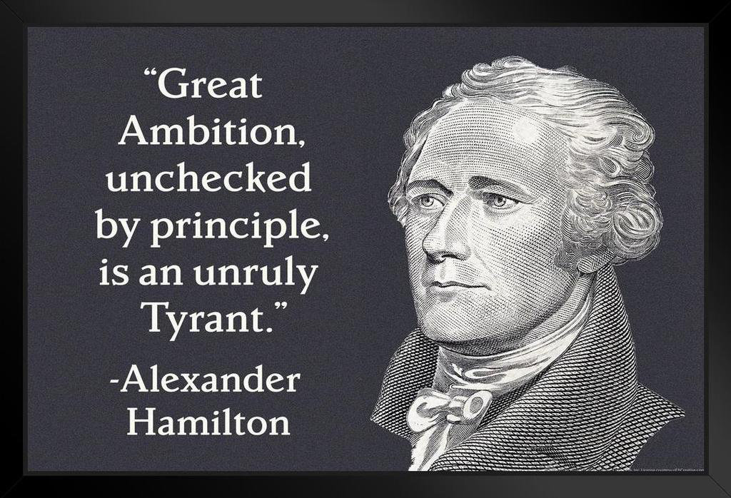 Trinx Great Ambition Alexander Hamilton Famous Motivational ...