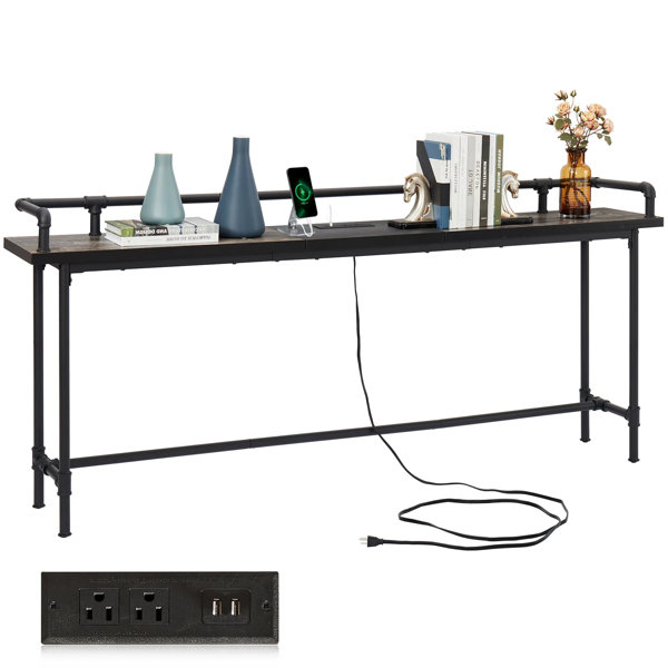 Trent Austin Design® Console Ramsdell avec prises intégrées et ...