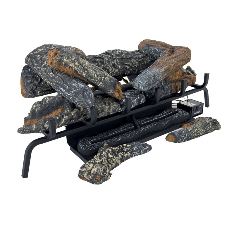 Pleasant Hearth Valley Oak Series Vent Free Gas Log Set 33,000 BTU's ...