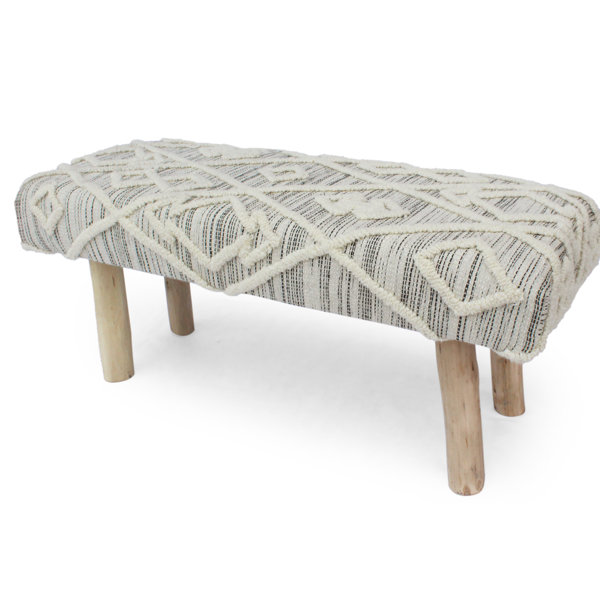Union Rustic Odum Upholstered Bench & Reviews | Wayfair