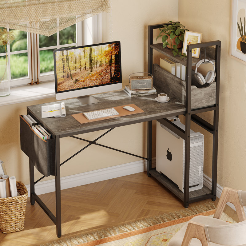 Inbox Zero Mamedov 118Cm W Rectangular Computer Desk & Reviews ...