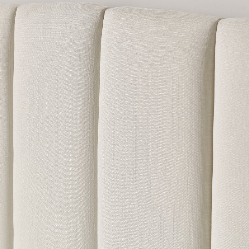 Latitude Run® Balynda 46.9” Tall Linen Wingback Hydraulic Lift Up ...