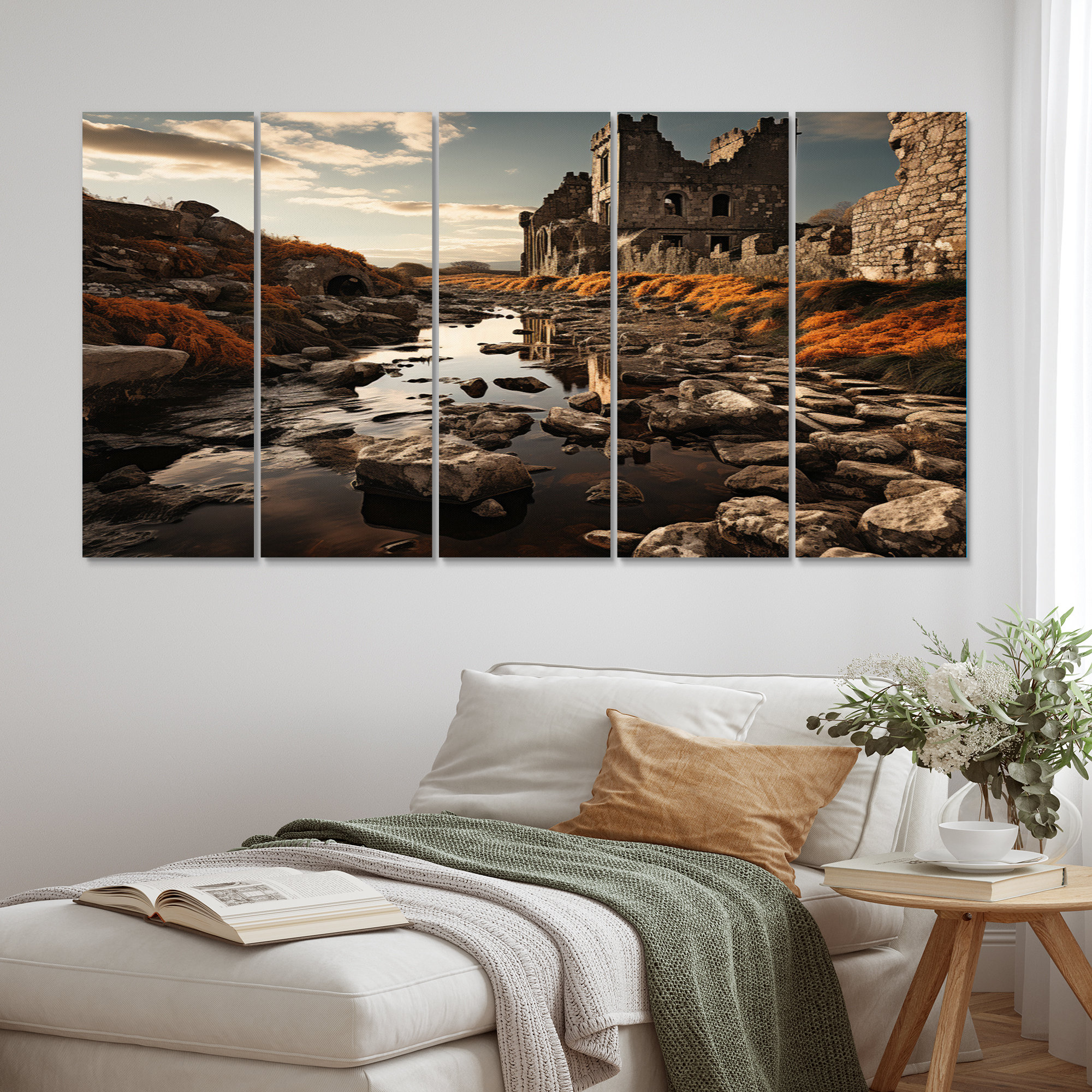 Design Art Ireland Whispers of History Castle II - Ireland Metal Wall ...