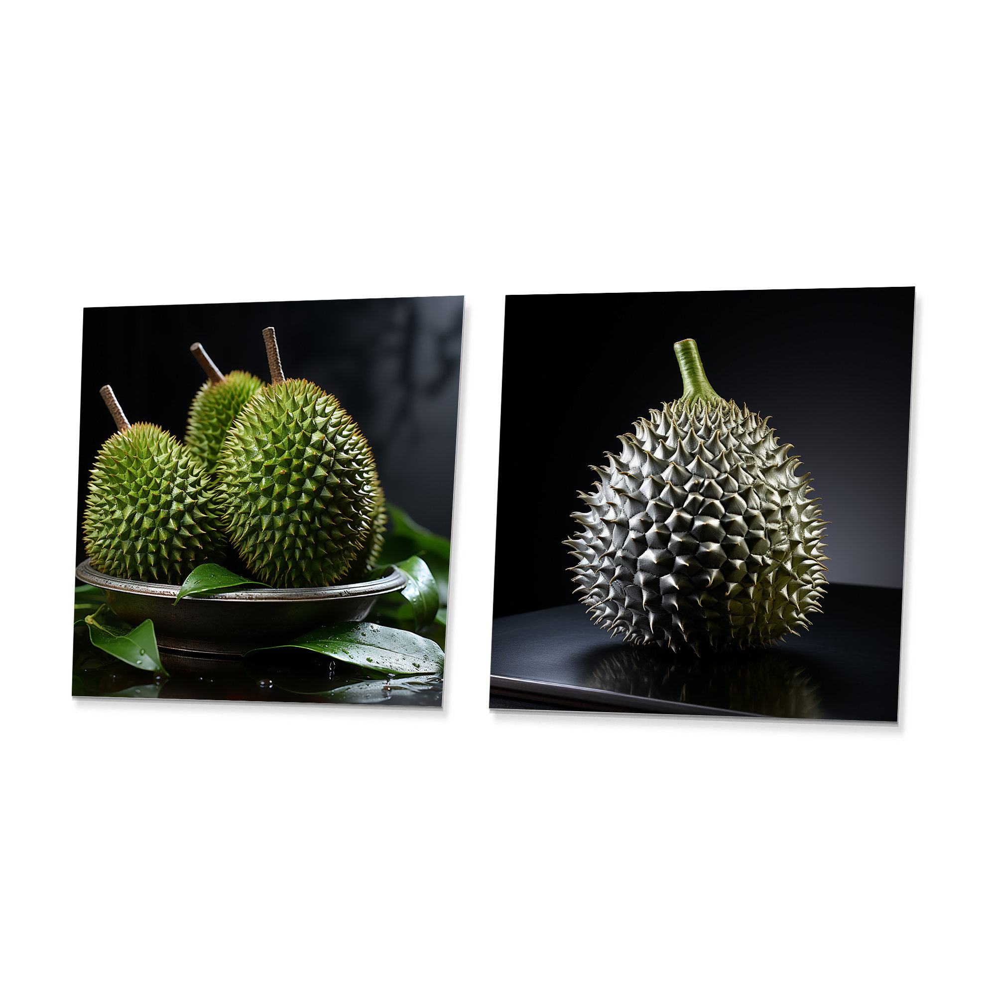 Bay Isle Home™ Fruits Green Durian Drama Fruits I - Fruits Metal Wall ...