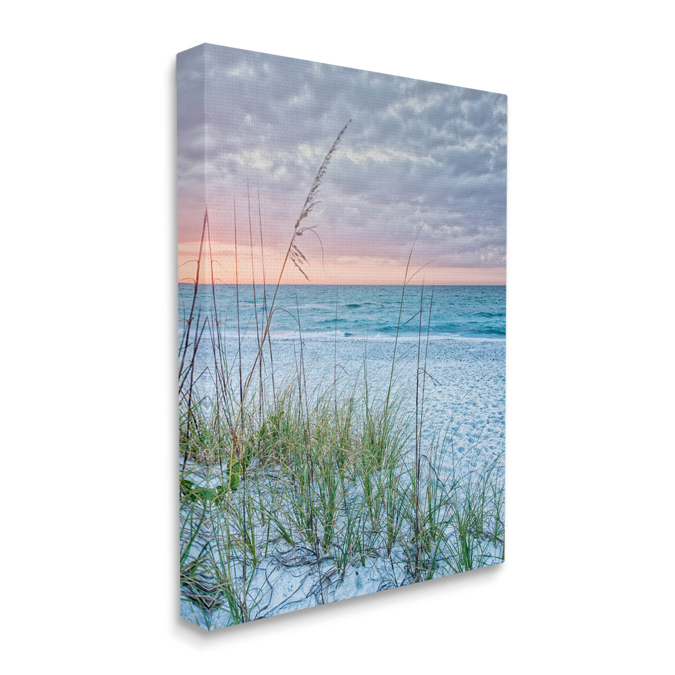 Stupell Industries Coastal Sea Grass Sprigs Beach Shore by Mary Lou ...