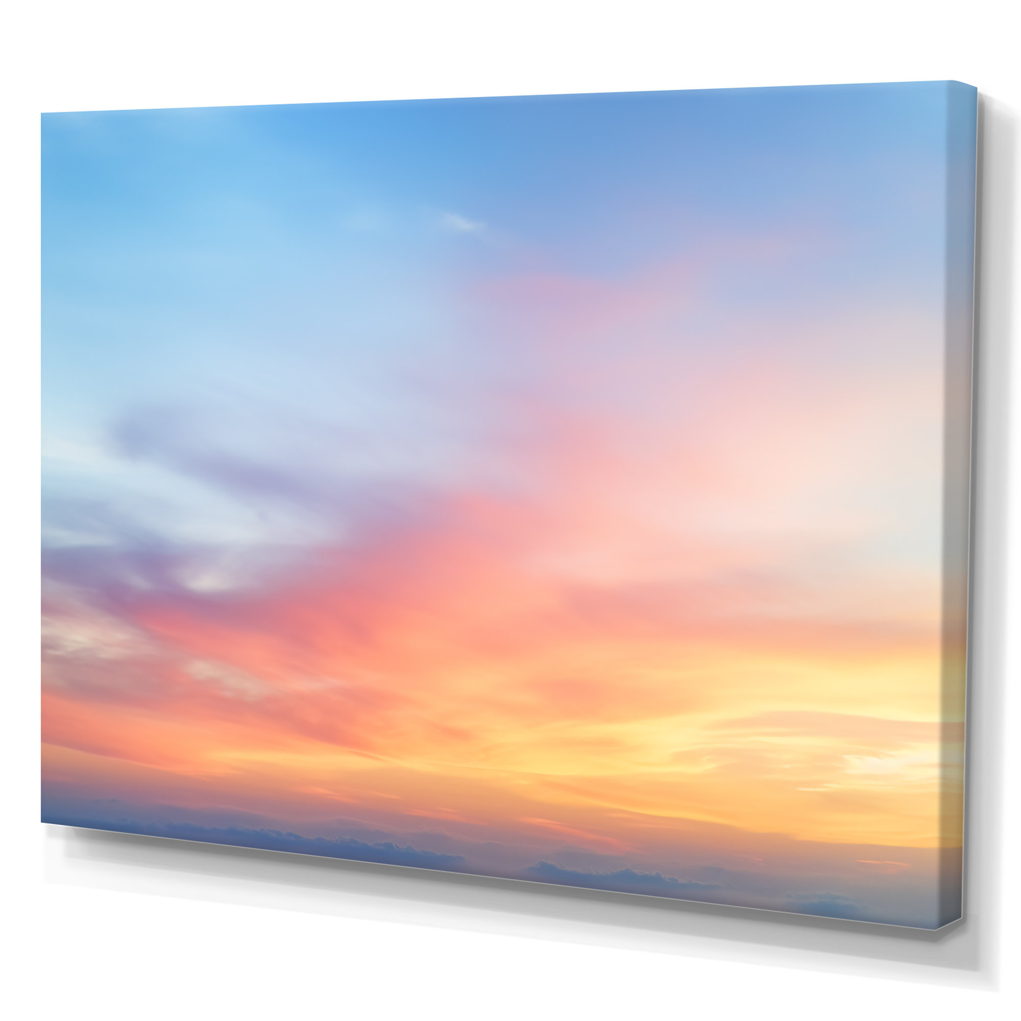 Ebern Designs Cotton Candy Skies 2 - Sky Wall Art | Wayfair