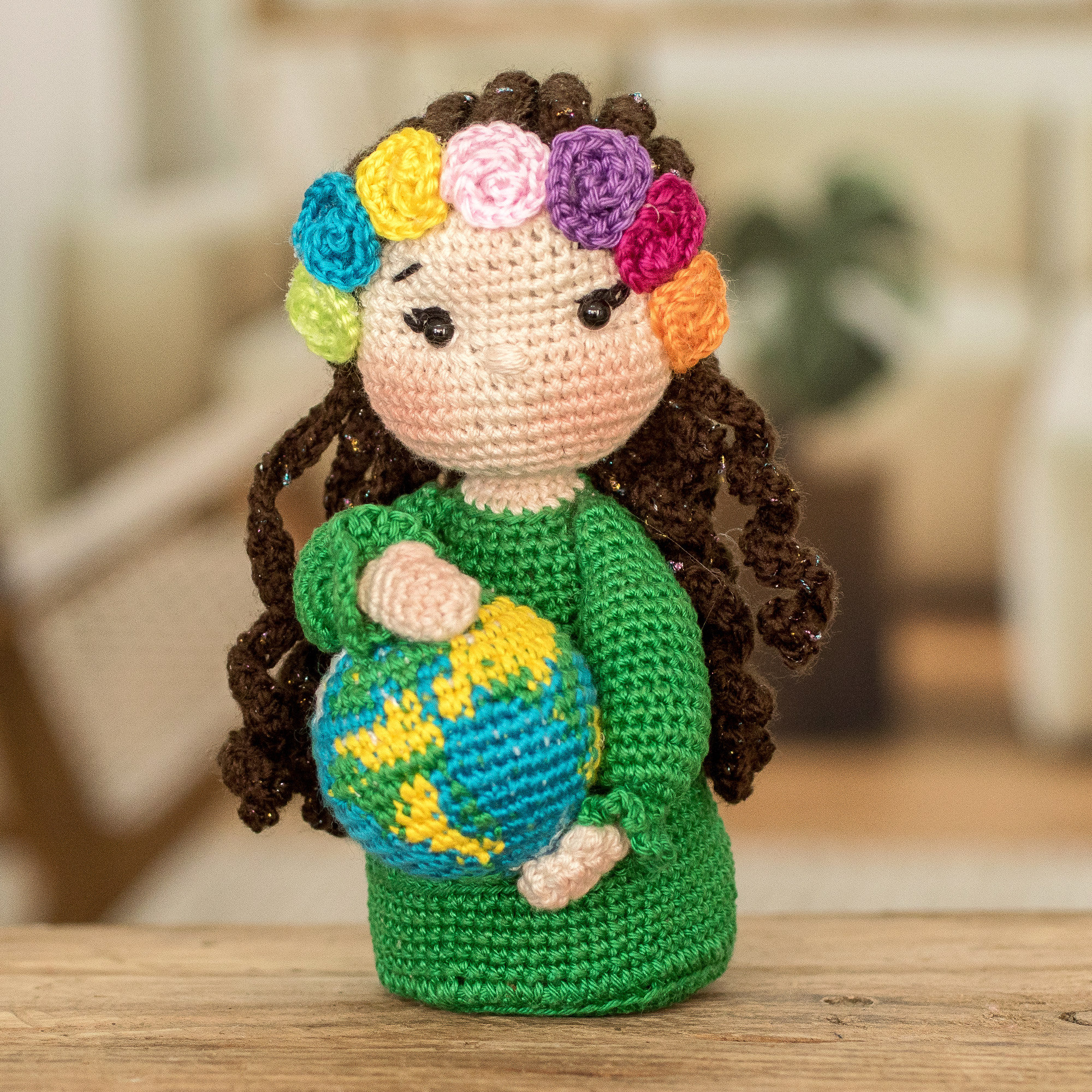 The Holiday Aisle® Earth Mother for World Peace Hanging Figurine ...
