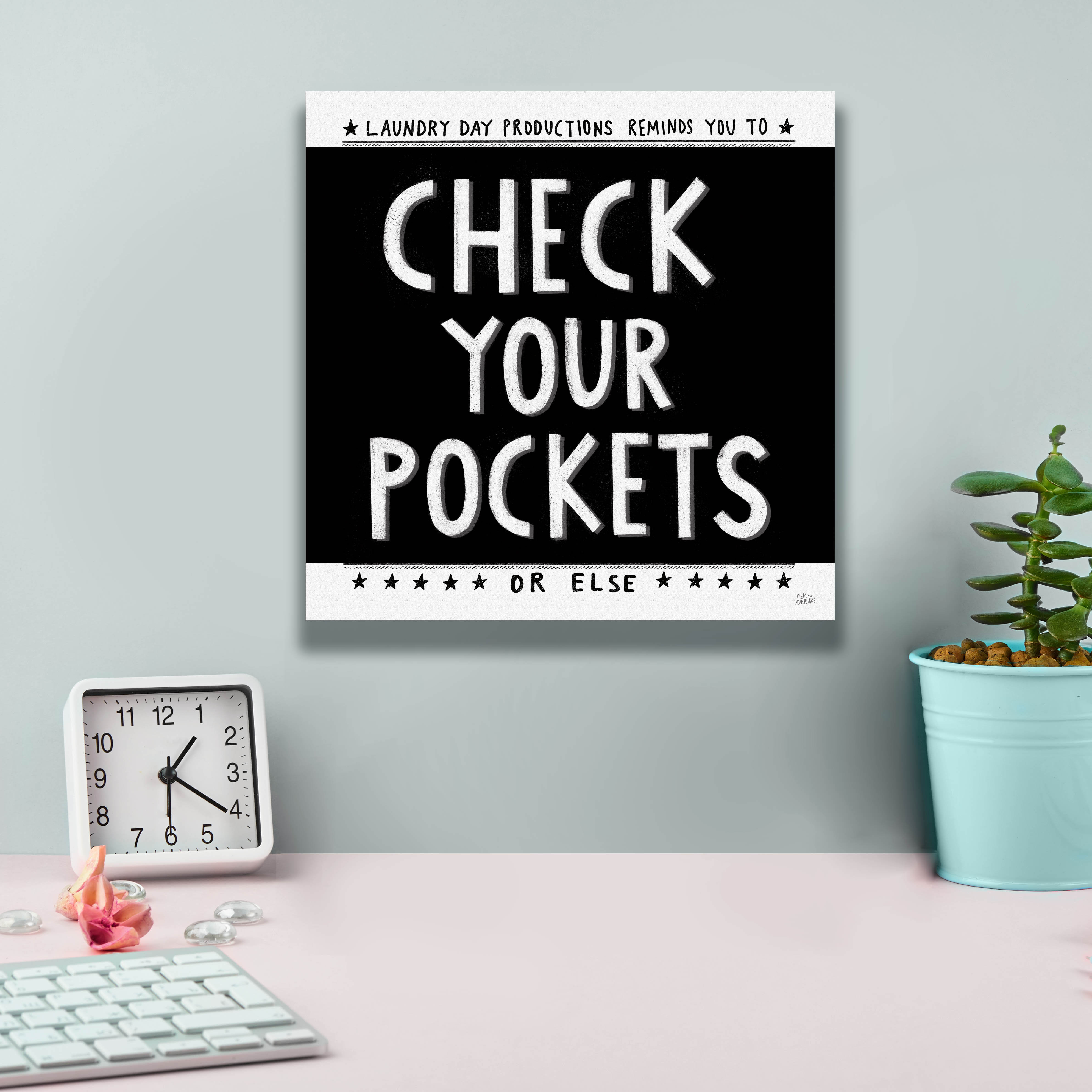 Trinx Epic Graffiti 'Check Your Pockets' by Melissa Averinos Canvas ...