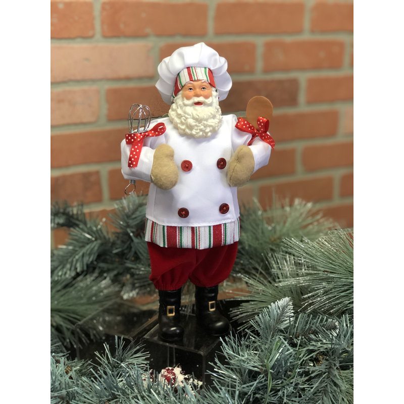 The Holiday Aisle® Baker Santa Figurine & Collectible & Reviews | Wayfair
