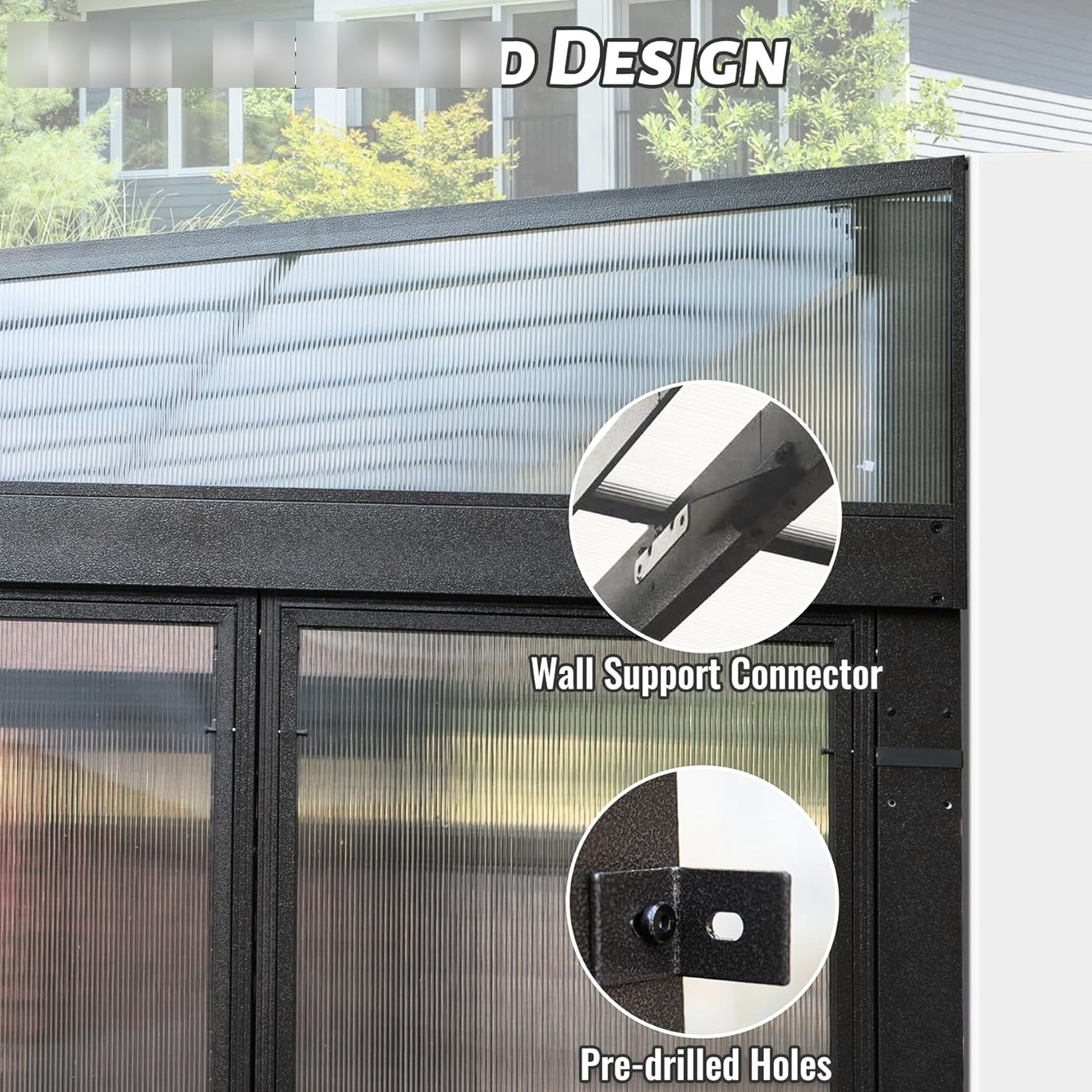 TUOXIN 10x12ft All Season , Aluminum Structure With Detachable Panels ...