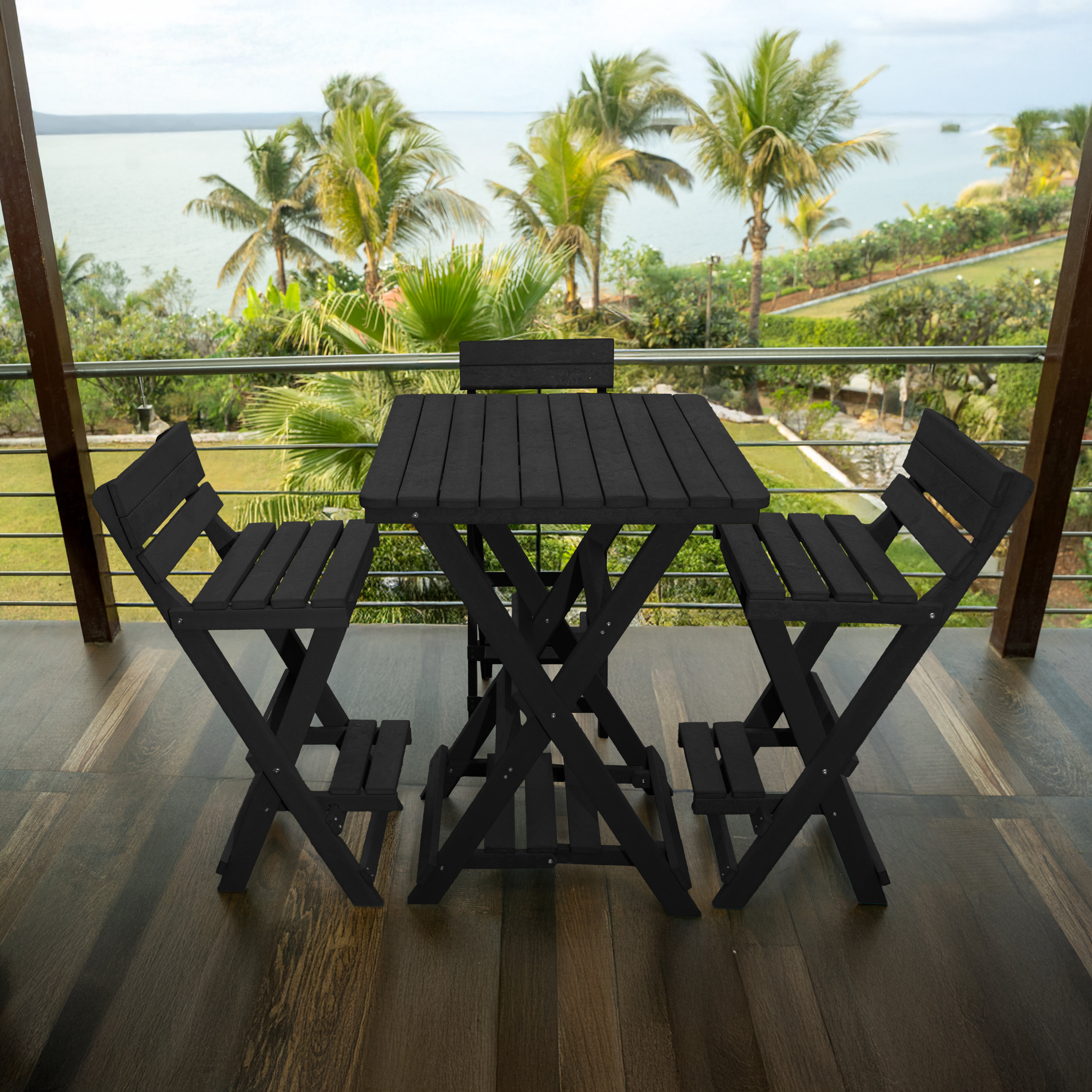 Dovecove Harbor Point Fully Assembled All-Weather Recycled HDPE Outdoor ...