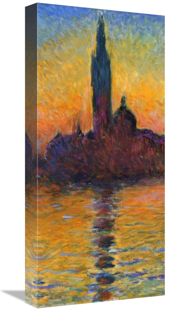 Large Twilight Venice Claude Monet