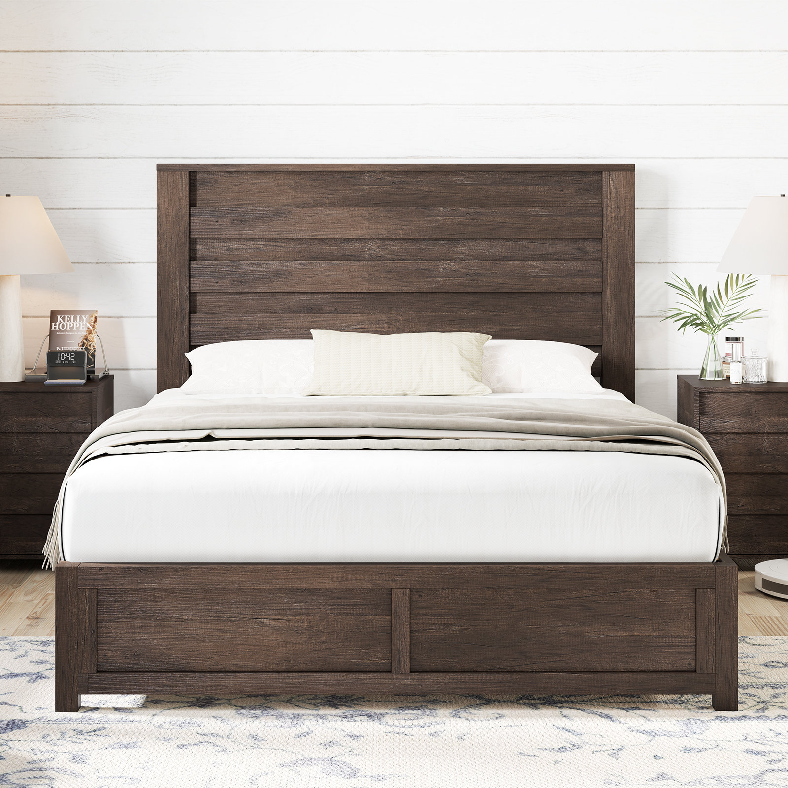Ebern Designs Louby 49" Farmhouse Platform Bed & Reviews | Wayfair