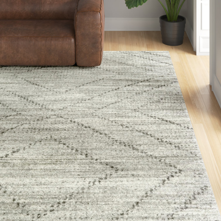 Mercury Row® Beveridge Geometric Gray Area Rug & Reviews | Wayfair