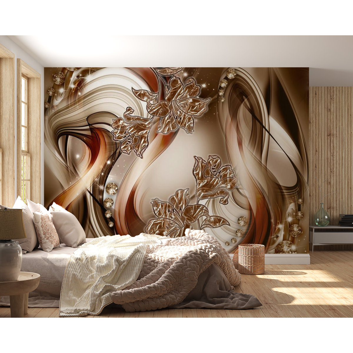 Orren Ellis Teketa Smooth Wall Mural & Reviews | Wayfair