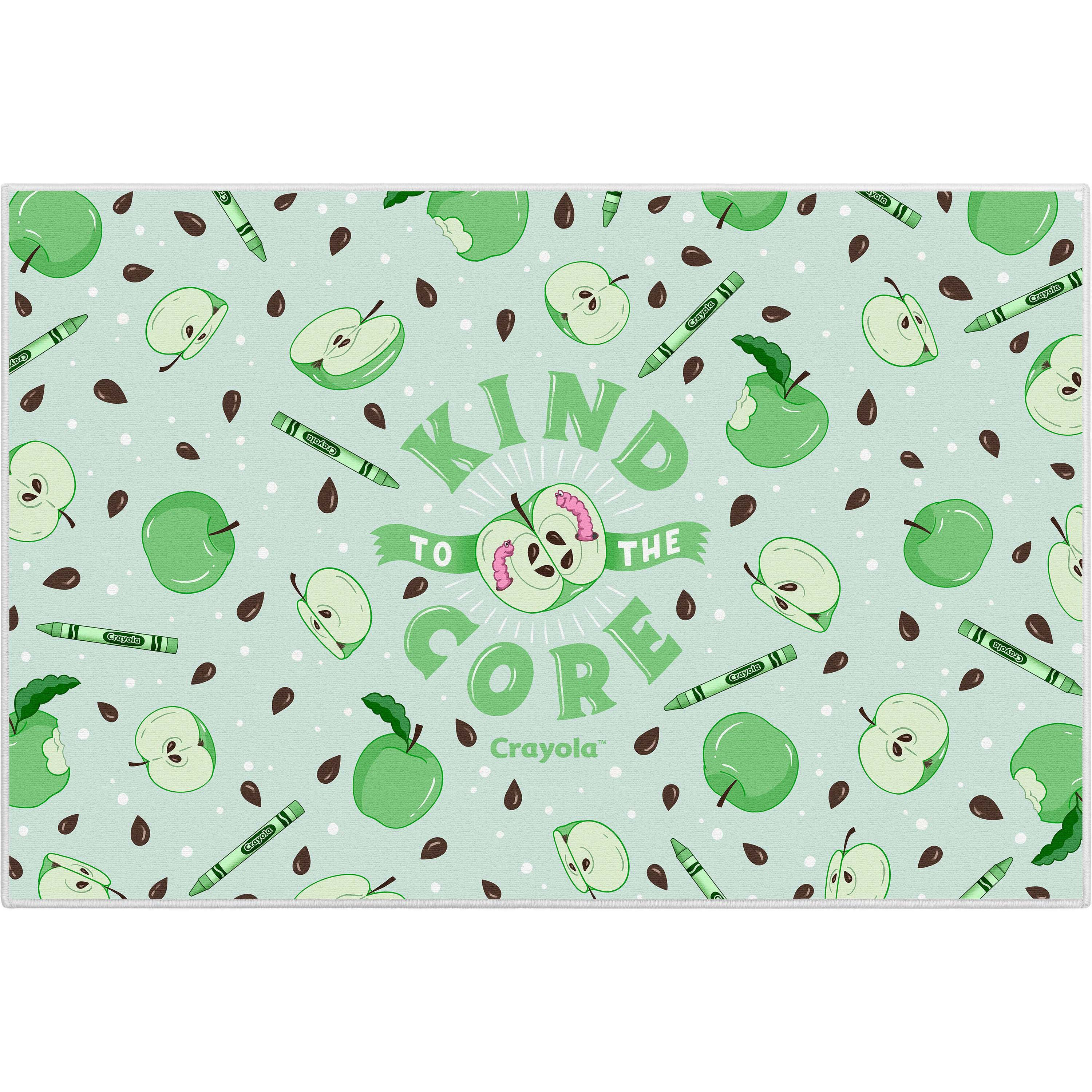 Well Woven Crayola Kind to the Core Abstract Green Area Rug | Wayfair
