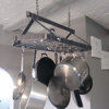 Enclume Handcrafted Retro Rectangle Pot Rack with 12 Hooks & Reviews ...