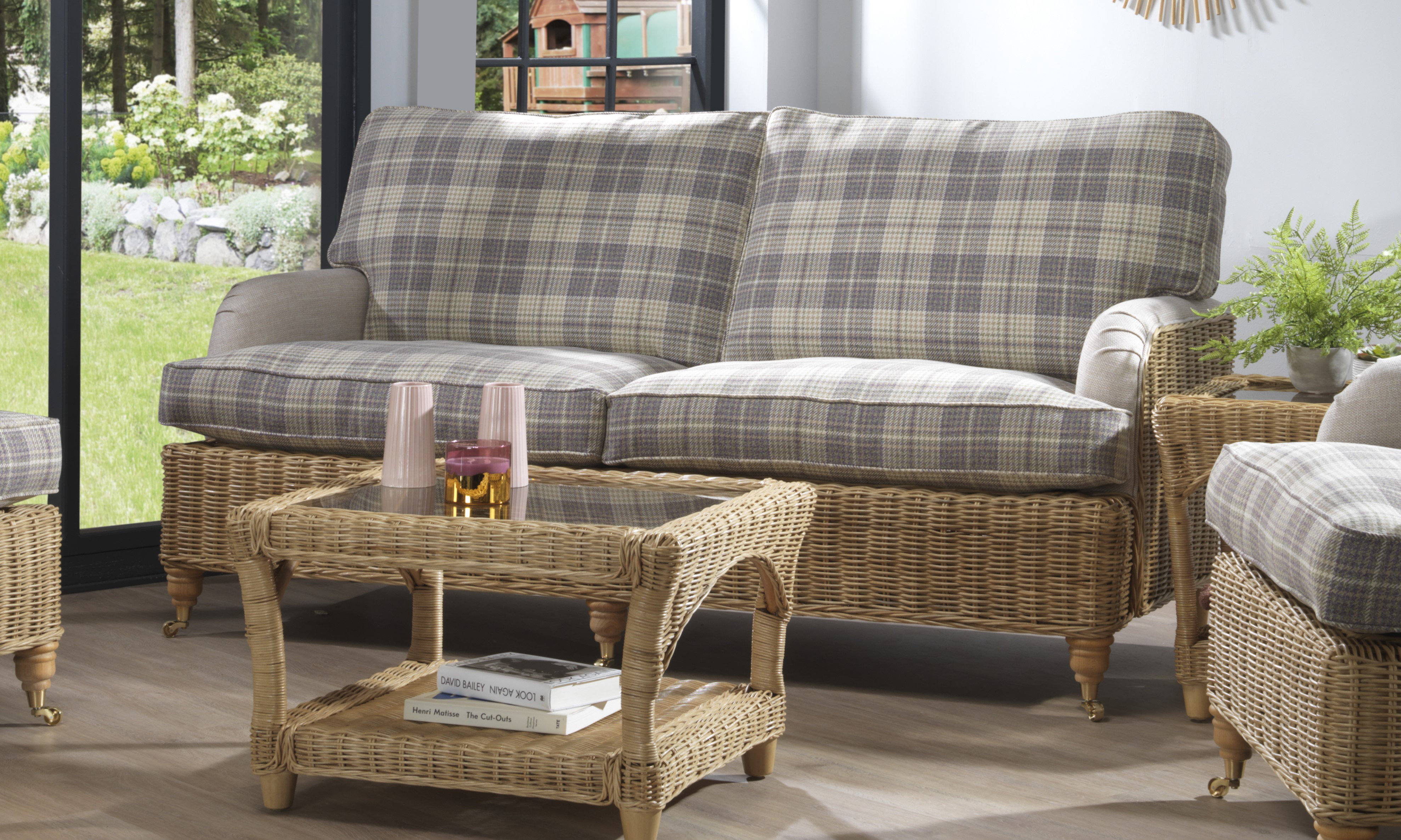 August Grove 5 Piece Conservatory Sofa Set | Wayfair.co.uk