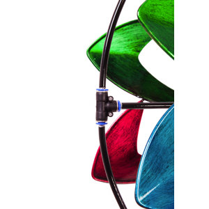 Latitude Run® Kattan Multicolor Hydro Wind Spinner | Wayfair