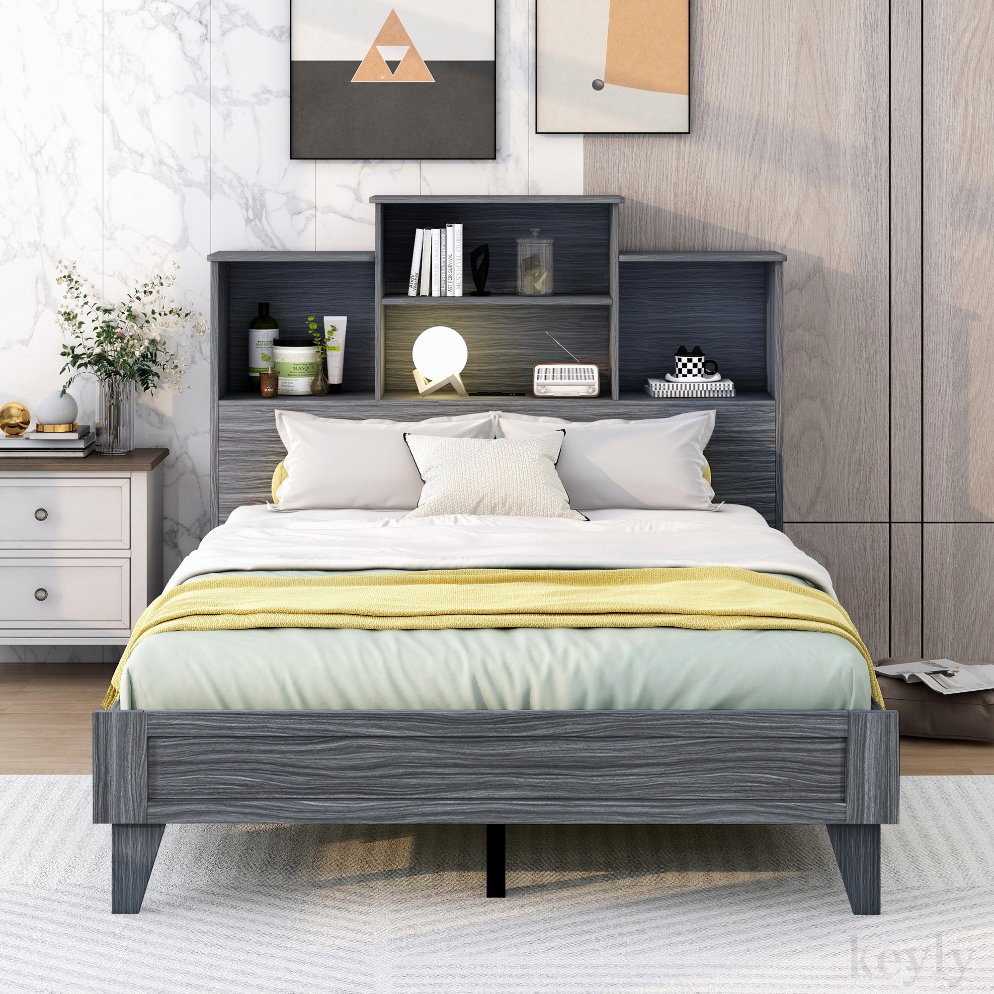 Latitude Run® Kattaleya Storage Platform Bed & Reviews - Wayfair Canada