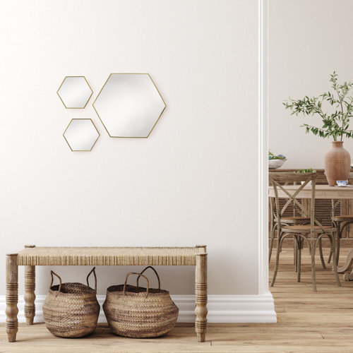 Wayfair | Hexagon Wall Mirrors You'll Love in 2023