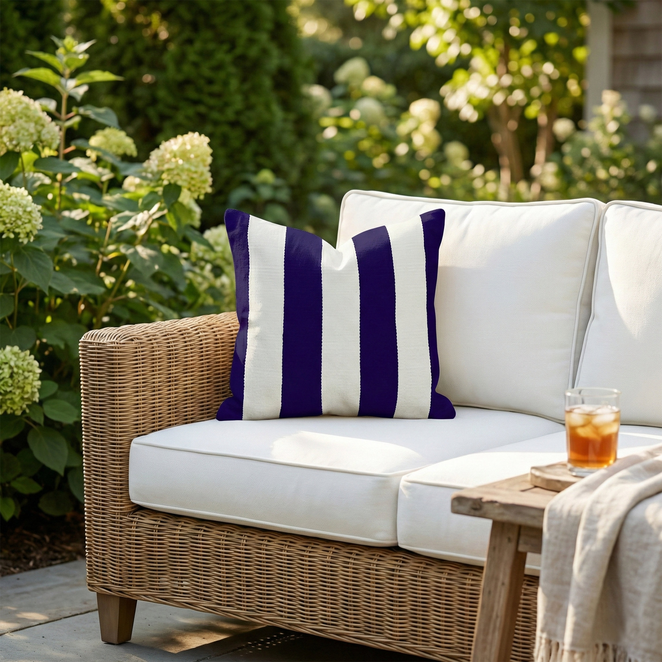 FH Home Indoor Outdoor Throw Pillows Stain-Resistant Machine Wash ...