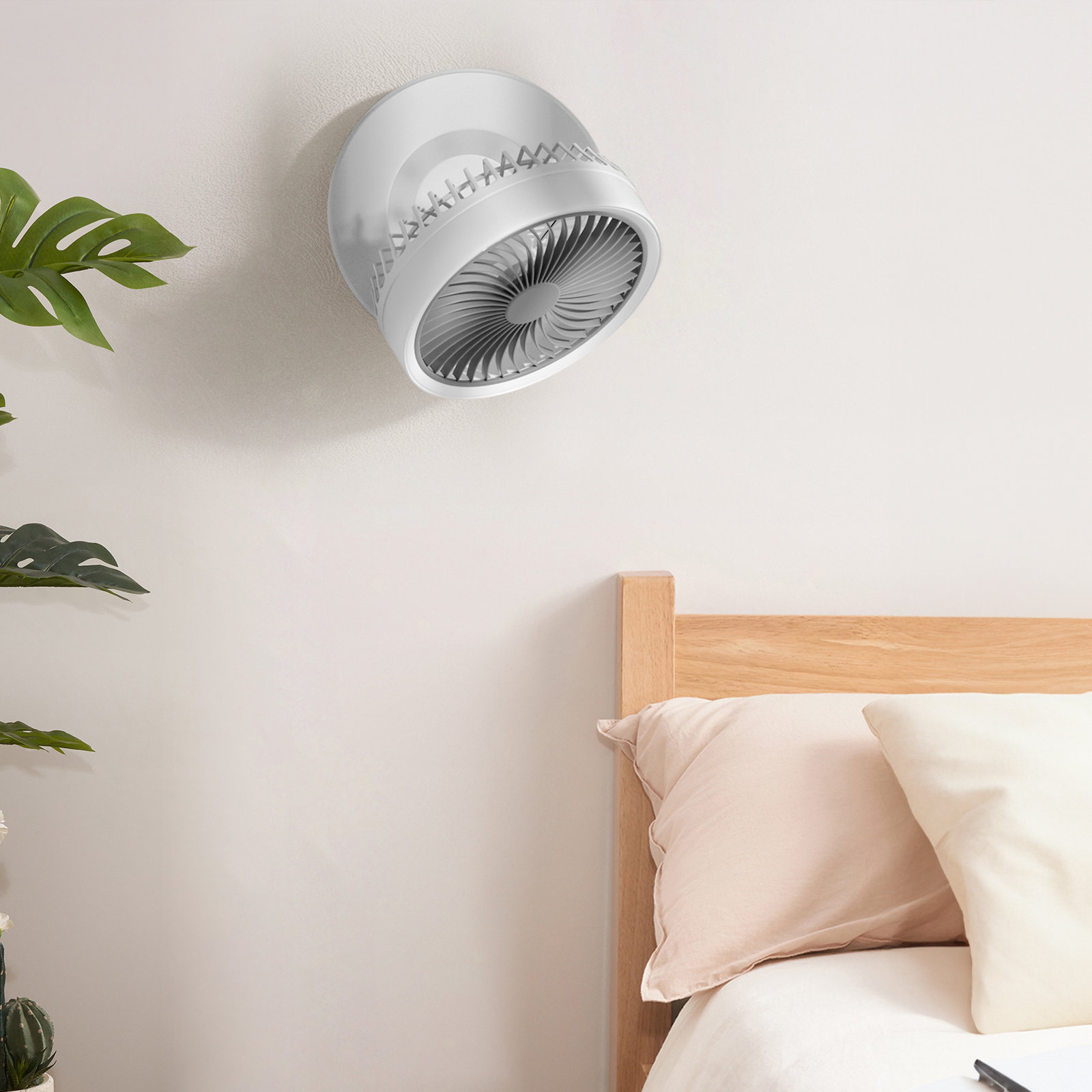 Bring Home Furniture Home and Kitchen 10" USB Desktop Fan Rechargeable ...