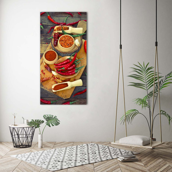 Latitude Run Chilli Peppers - Wrapped Canvas Art Prints | Wayfair.co.uk