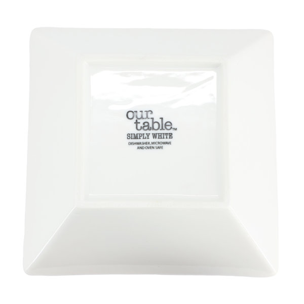 Latitude Run® Simply White 6 Piece 26 Ounce Fine Ceramic Square Soup ...